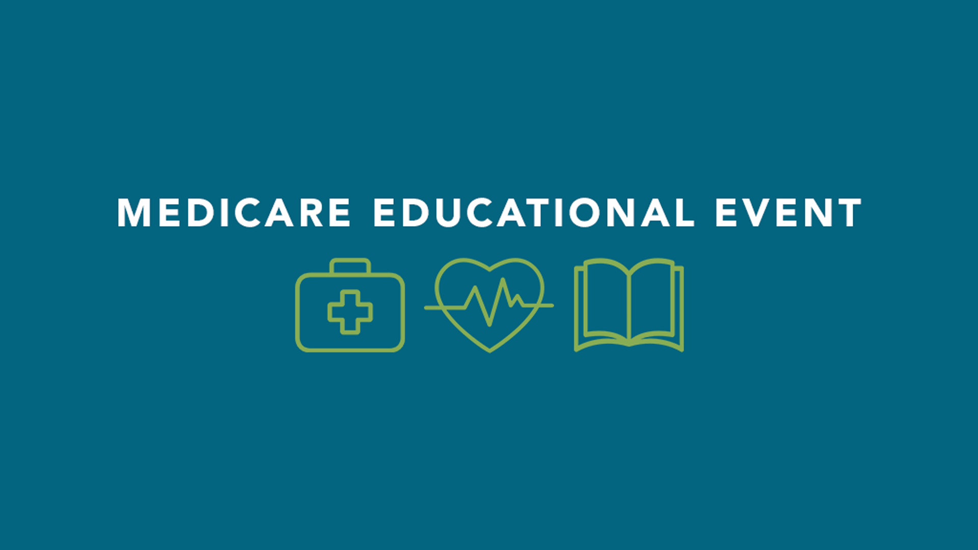 Medicare Educational Event · College Park Church
