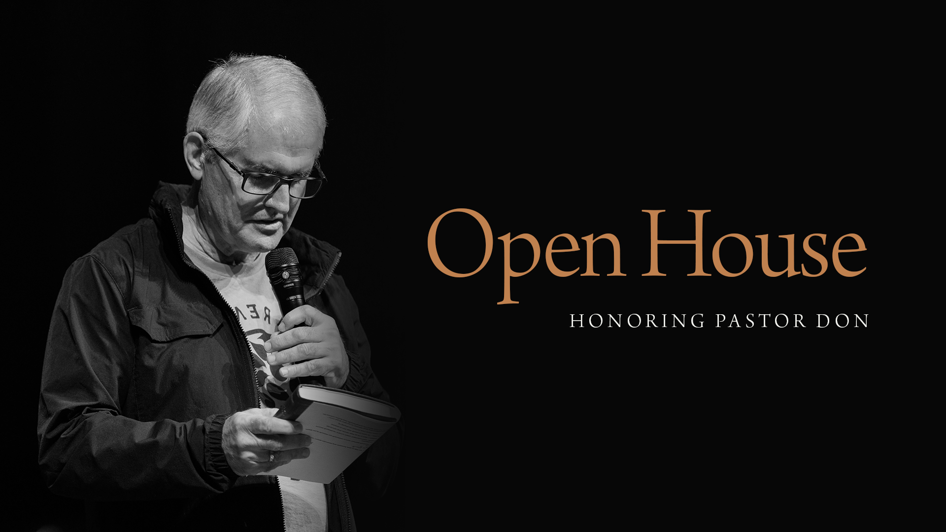 Open House Honoring Pastor Don · College Park Church